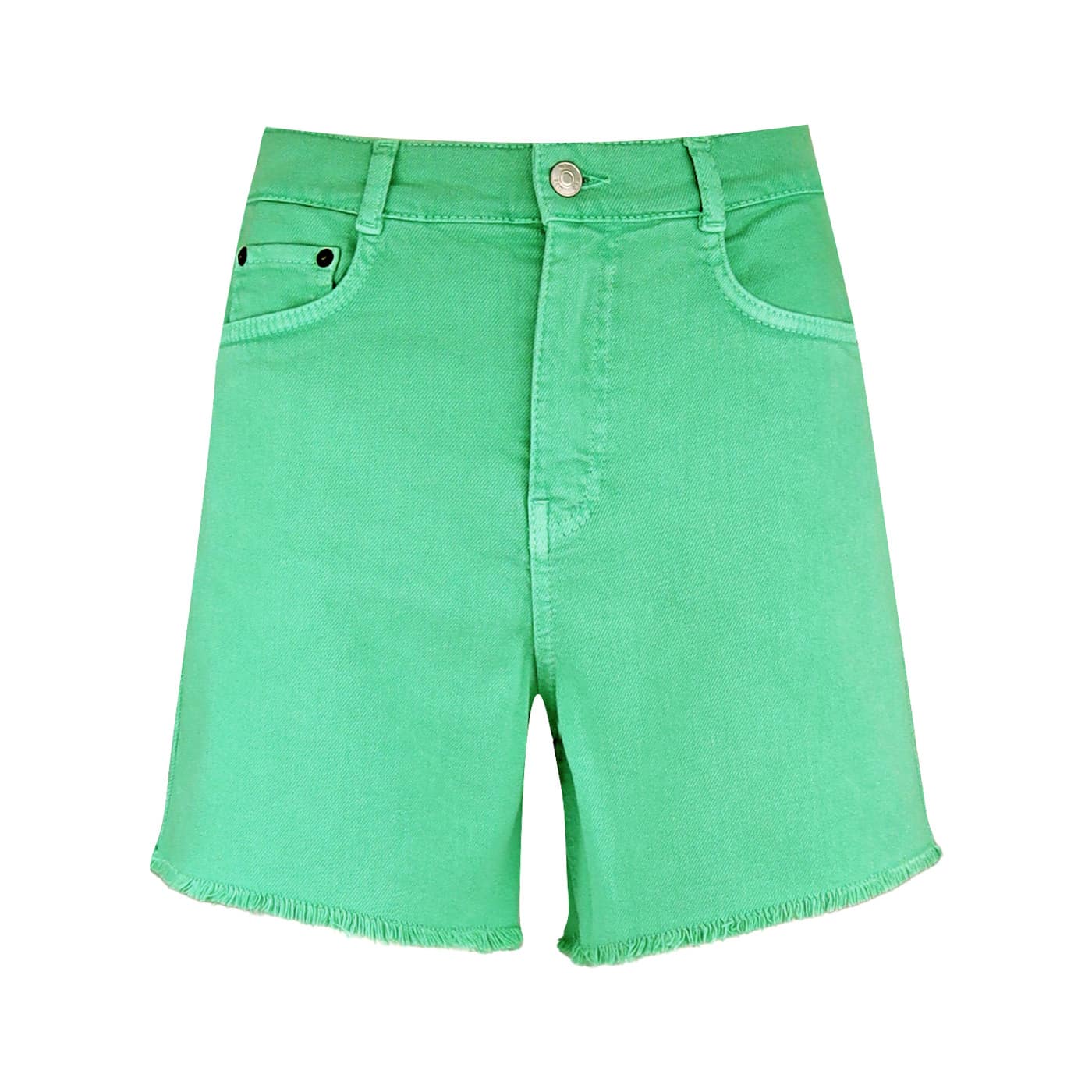 MAC • groene denim shorts Shorty • shop BollyWolly