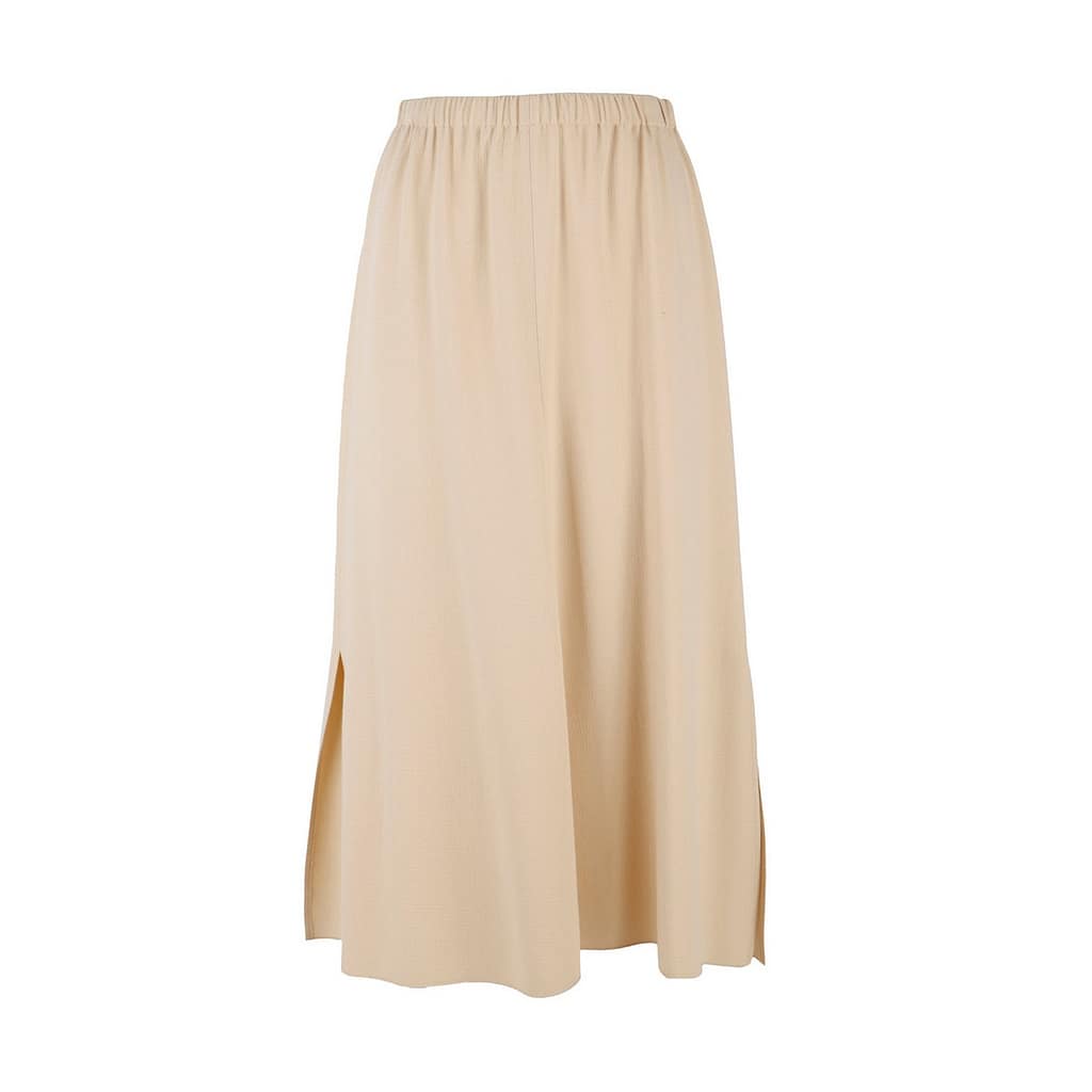 Forte_Forte • beige wollen midi rok • shop BollyWolly