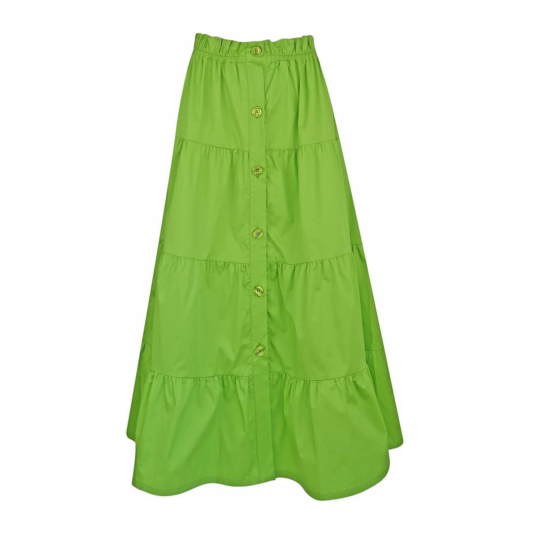 Verysimple • groene maxi rok • shop BollyWolly