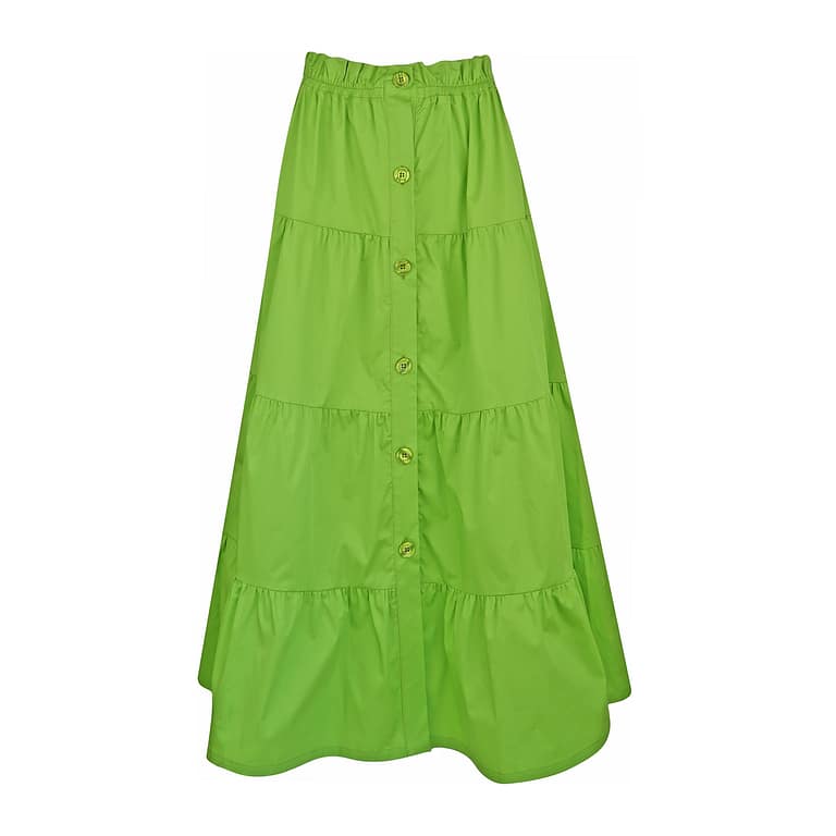 Verysimple • groene maxi rok • shop BollyWolly
